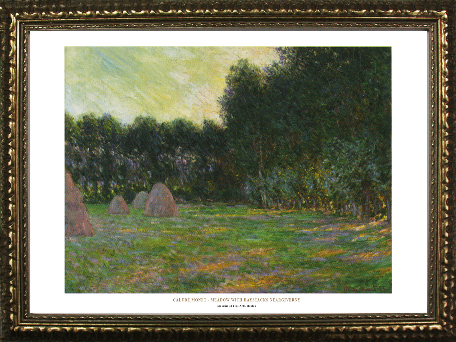 Vault W Artwork Museum Masters Claude Monet - Picture Frame Graphic Art ...