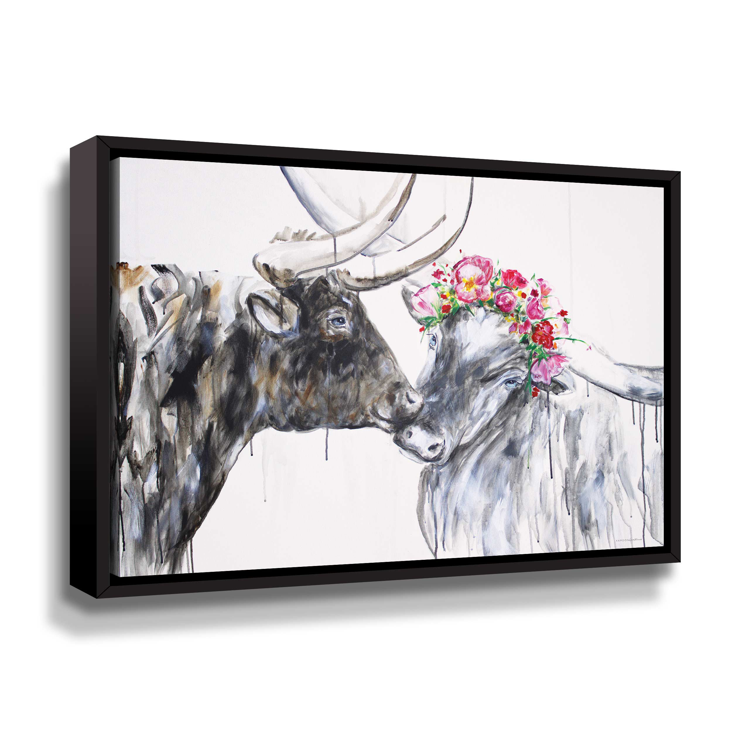 Foundry Select Wyatt And Willowdeen - Painting on Canvas | Wayfair