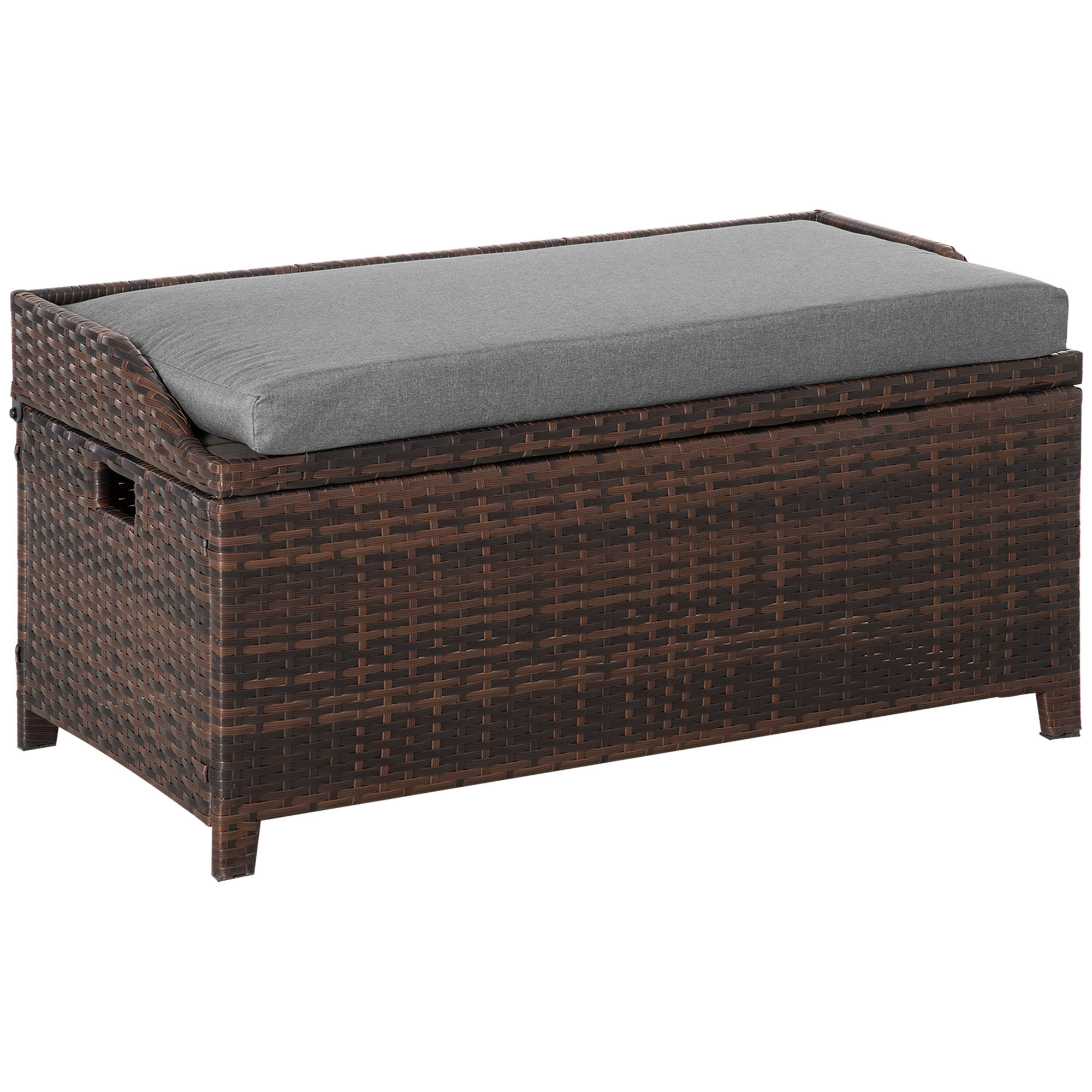 Wade Logan® Waterproof Metal Storage Bench | Wayfair