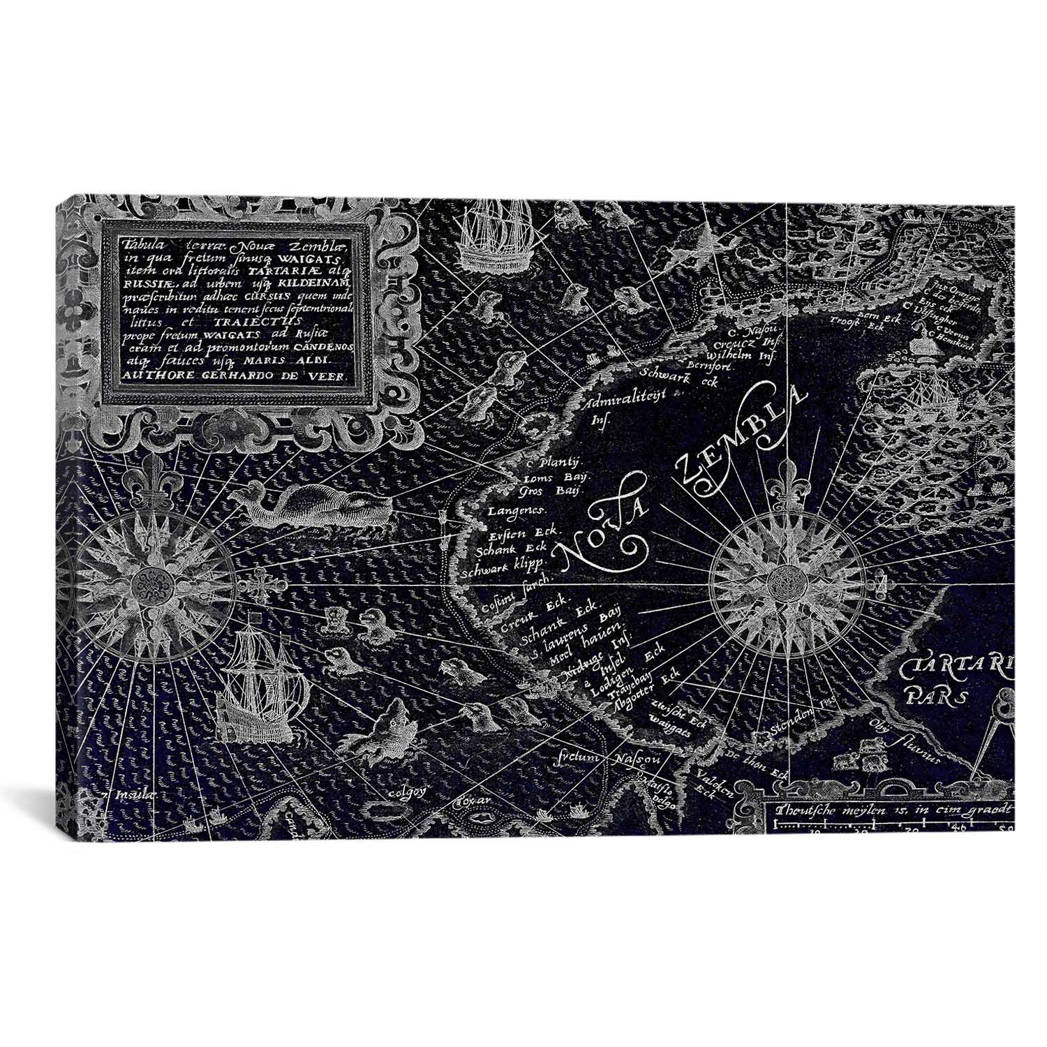 Breakwater Bay Antique Maps Traditional On Canvas Graphic Art | Wayfair