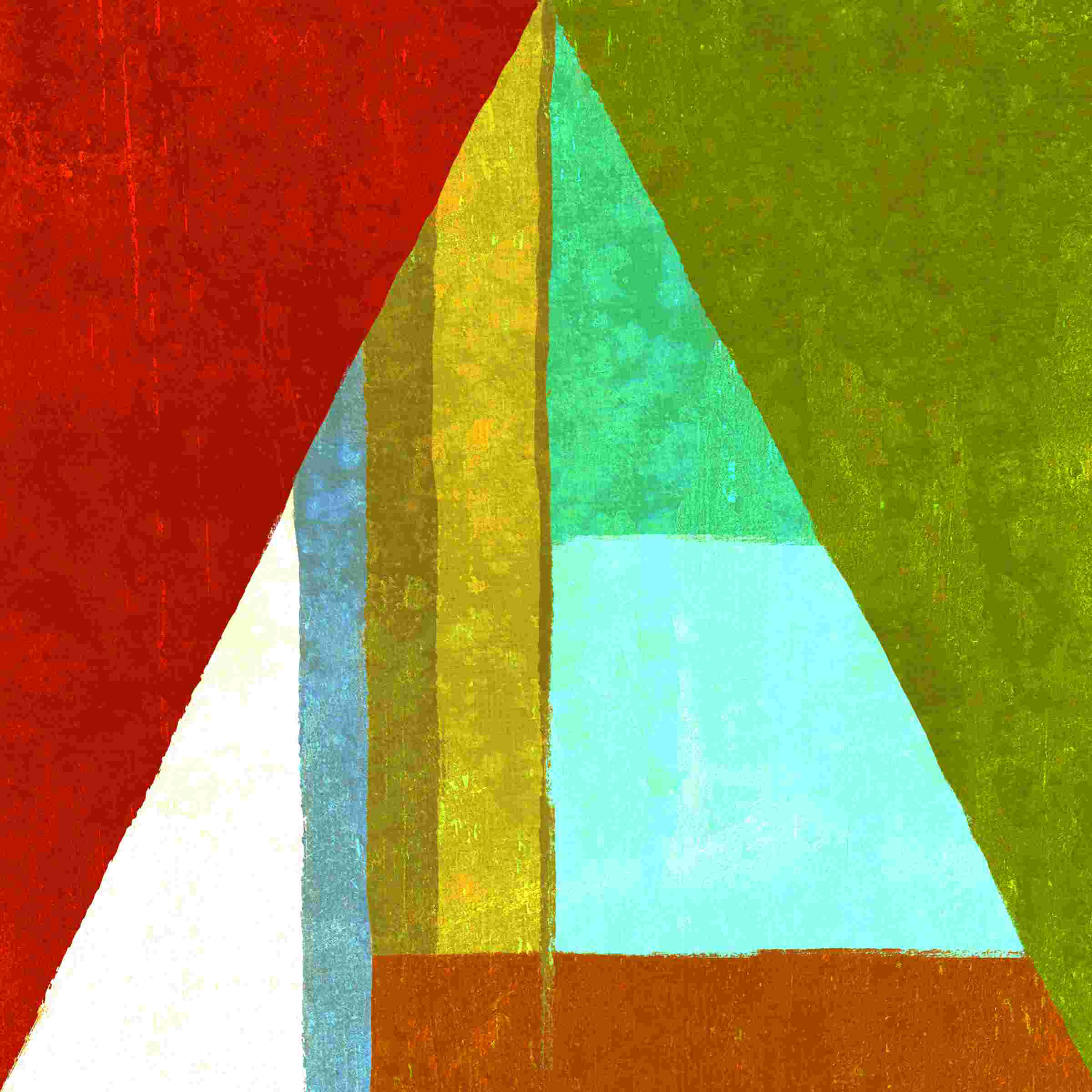 Wrought Studio Geo Triangle Shape - Wrapped Canvas Graphic Art | Wayfair