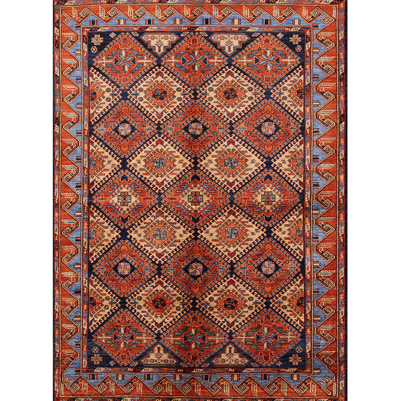 Union Rustic Harvard Southwestern Red Area Rug | Wayfair