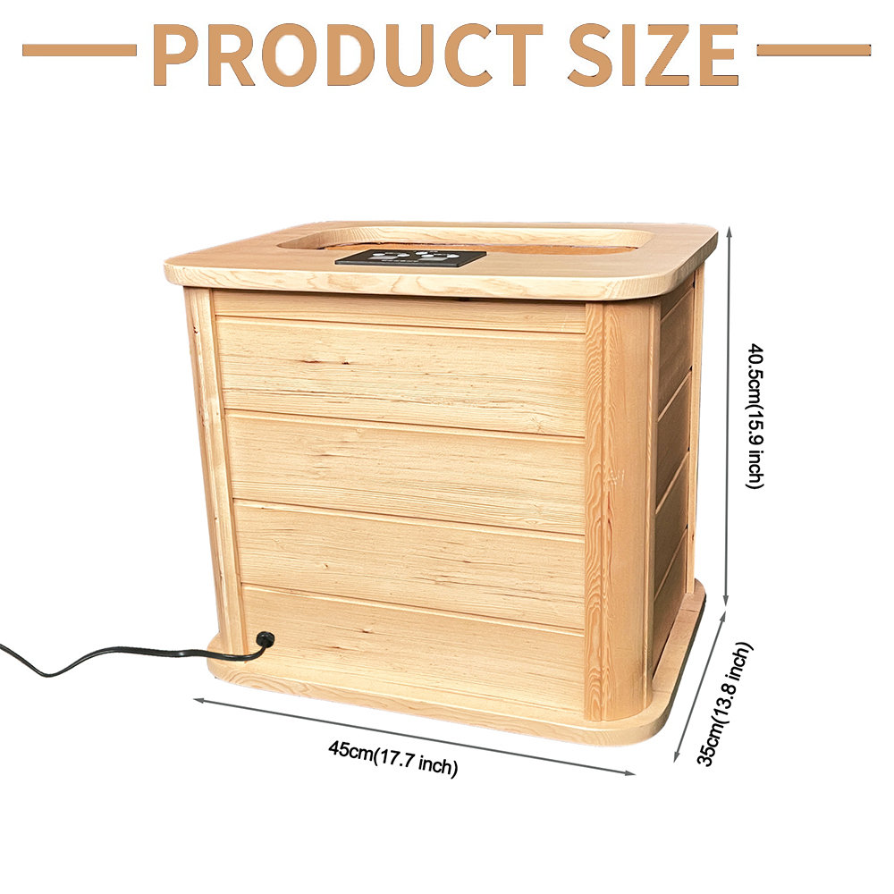 MOLAMOLA Portable Dry Heated Infrared Foot Spa and Sauna without Water ...