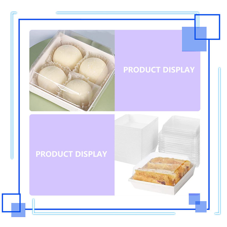 Latitude Run® 50 Pcs Roll Cake Box Set,Swiss Roll Container | Wayfair