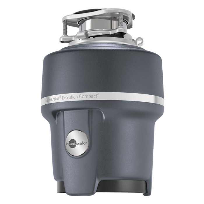 InSinkErator Evolution Compact 3/4 HP Continuous Feed Garbage Disposal ...