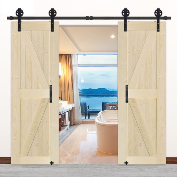 Narrow-double-barn-doors | Wayfair