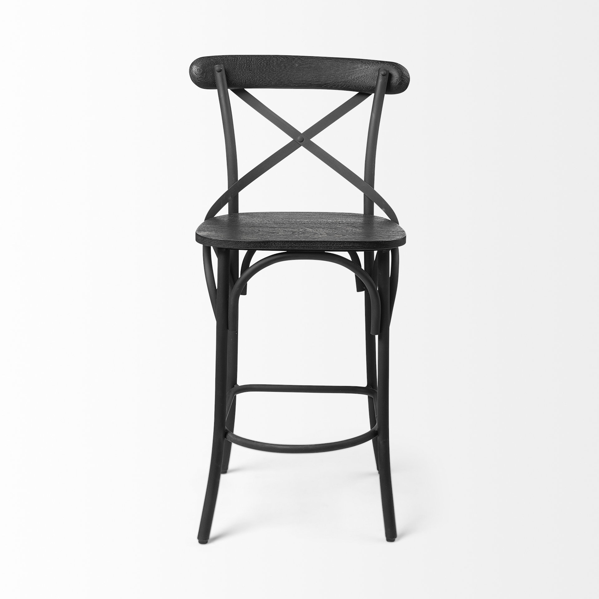Gracie Oaks Borough Solid Wood Extra Stool | Wayfair