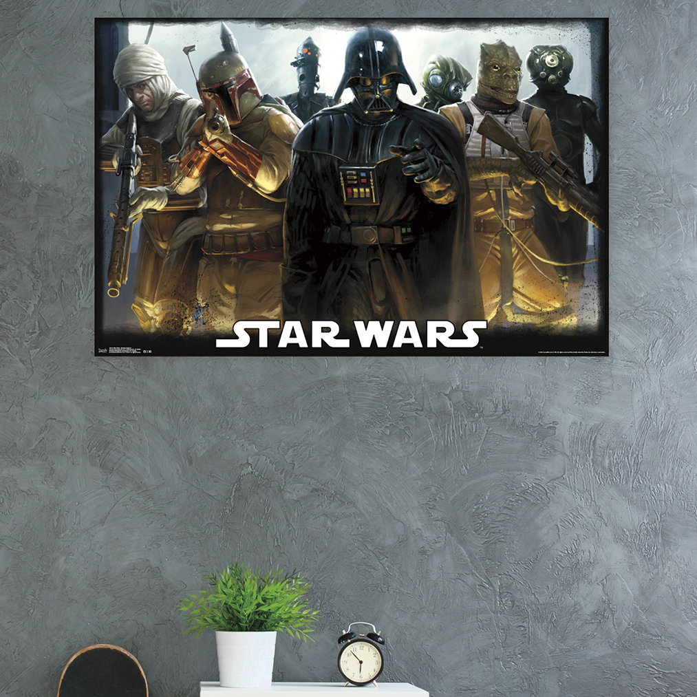 Trends International Star Wars - Bounty Hunters Paper Print | Wayfair