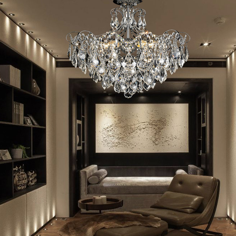 Mercer41 Benavides 6-Light Crystal Chandelier & Reviews | Wayfair.co.uk