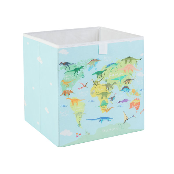 Zoomie Kids Dinosaur Storage Box, Foldable Storage Cube 33x30x33 cm ...