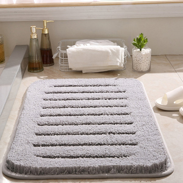 Ebern Designs Jignesh Solid Color Bath Rug | Wayfair