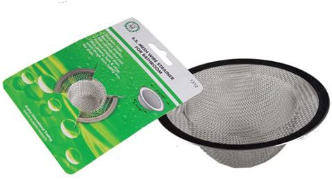Avalon Heavy Duty Bathroom Mesh Strainer Stainless Steel Drain Catches ...