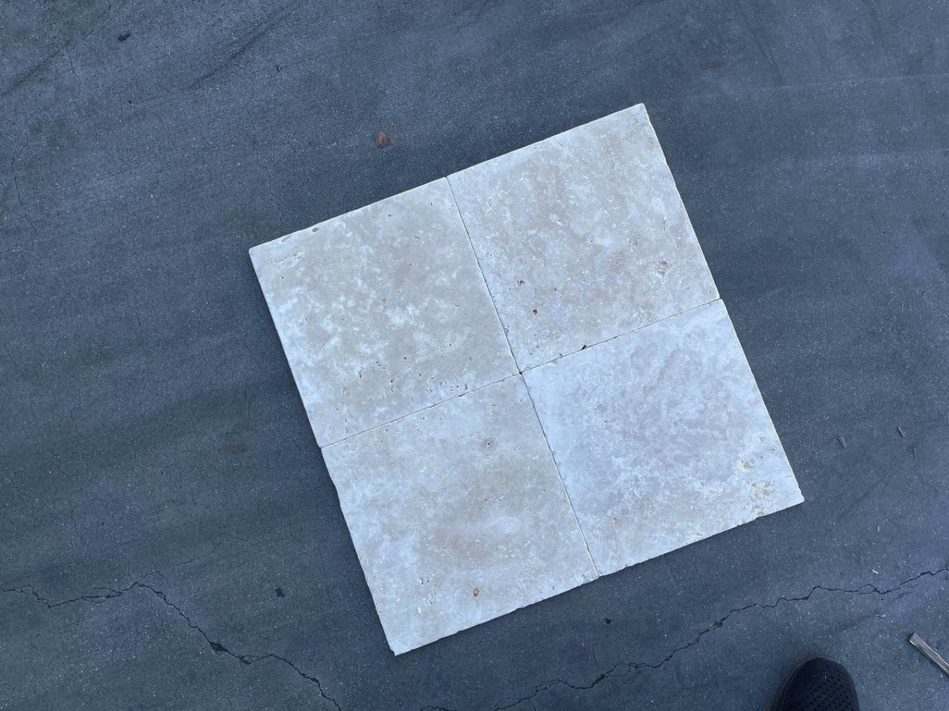 Stone & Tile Shoppe, Inc. 8" x 16" Travertine Stone Look Wall & Floor ...