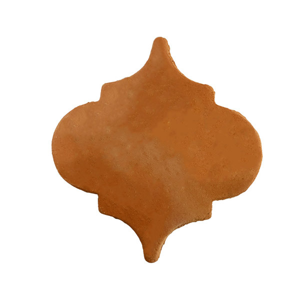 Moroccan Mosaic Tile House 9" x 9 1/2" Arabesque Terra Cotta Wall ...