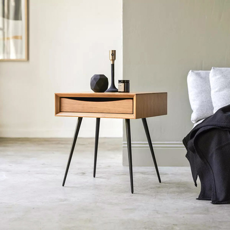 Corrigan Studio Lydie Iron Bedside Table | Wayfair.co.uk