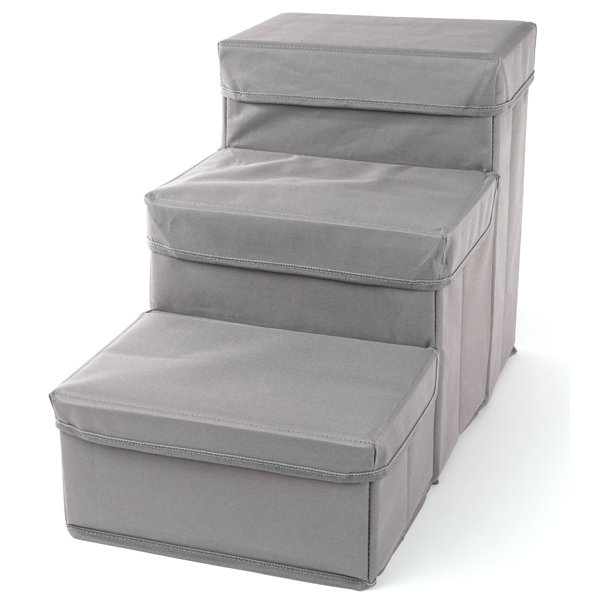 Tucker Murphy Pet™ Wava Padded 3 Step Pet Storage Foldable Steps ...