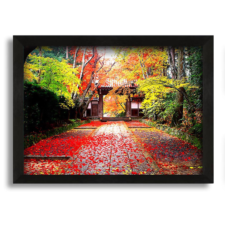 Ophelia & Co. Autumn In Japan - Picture Frame Photograph on Canvas ...