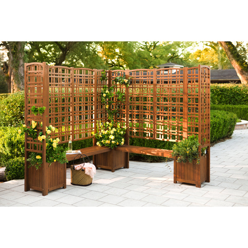 Red Barrel Studio® Large Outdoor Eucalyptus Privacy Trellis | Wayfair