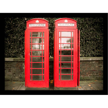 Star Cutouts English Phone Booth Cardboard Standup | Wayfair