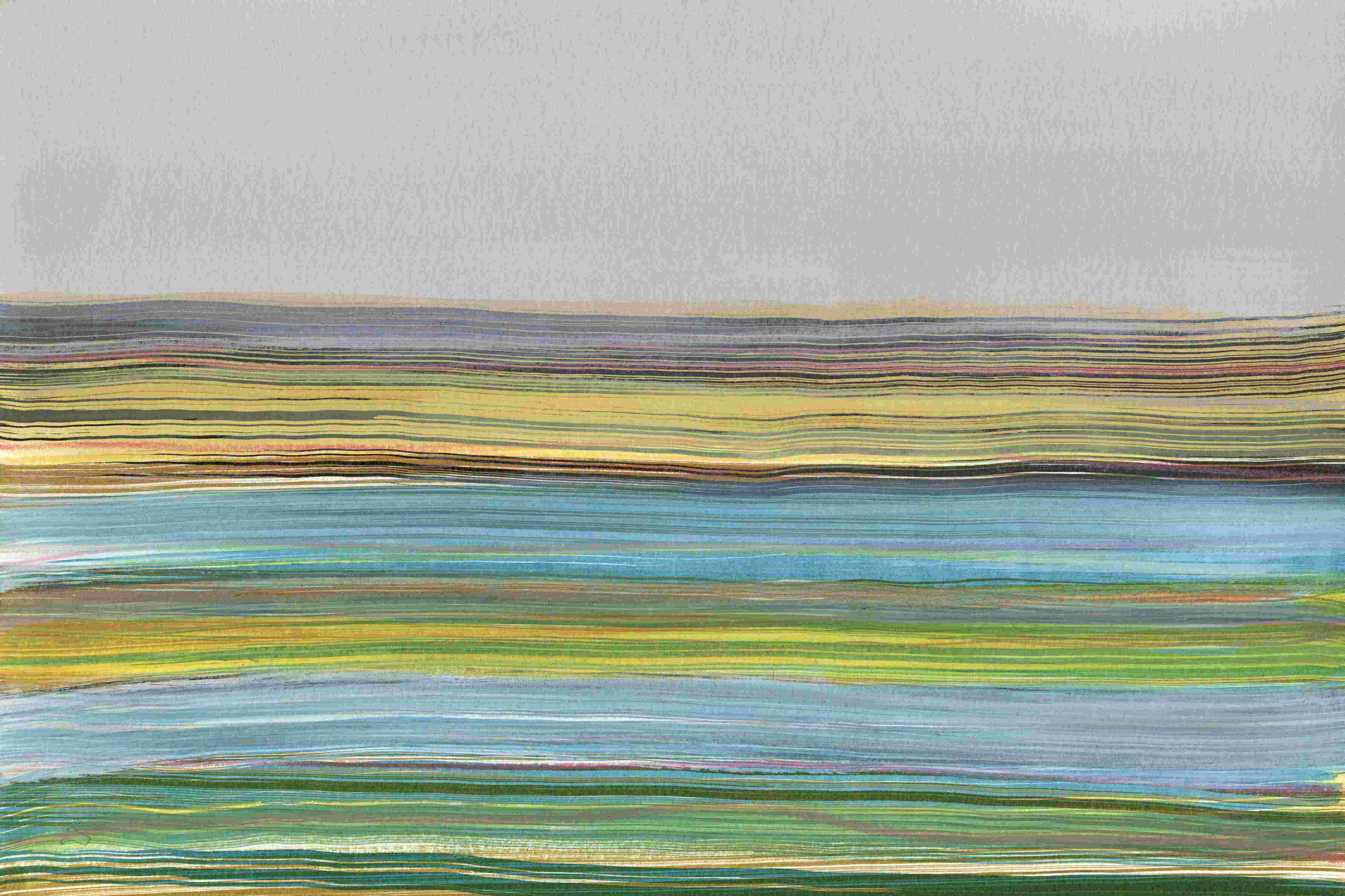 Orren Ellis Parallel Striae I On Canvas by Jodi Fuchs Print | Wayfair