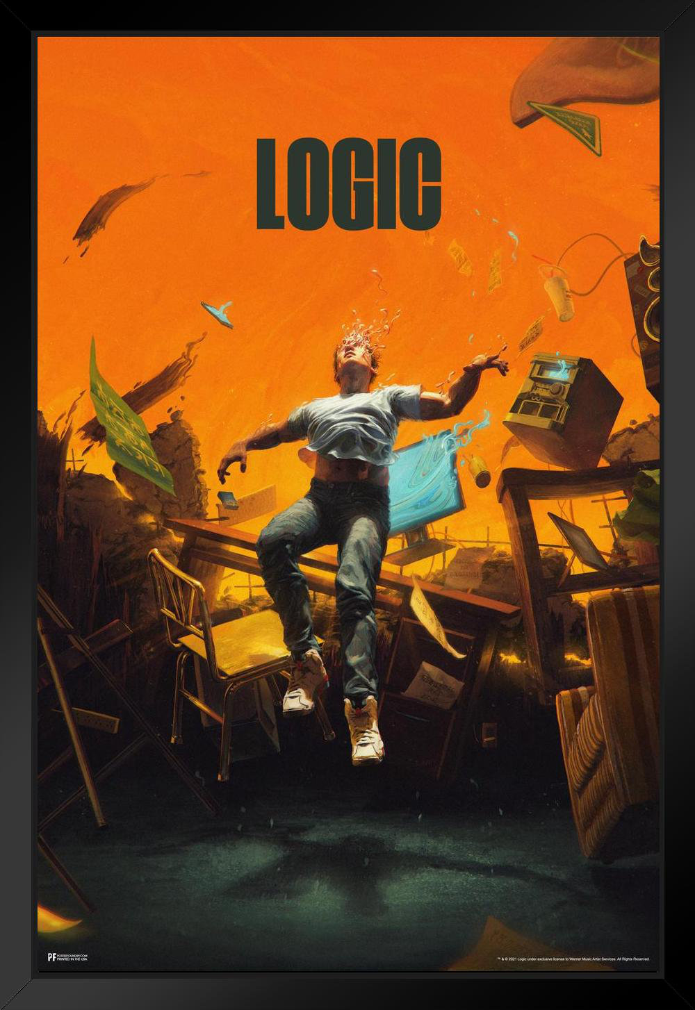 Corrigan Studio® Logic Merch No Pressure Album Cover Art Detail Rap ... Corrigan Studio® Logic Merch No Pressure Album Cover Art Detail Rap ...