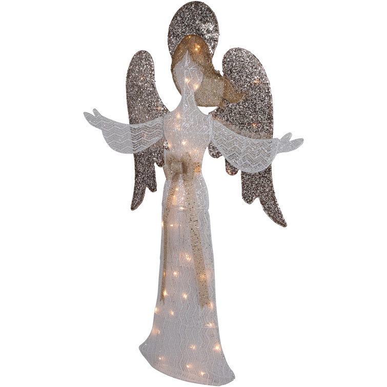 Northlight Lighted Angel Figurine | Wayfair