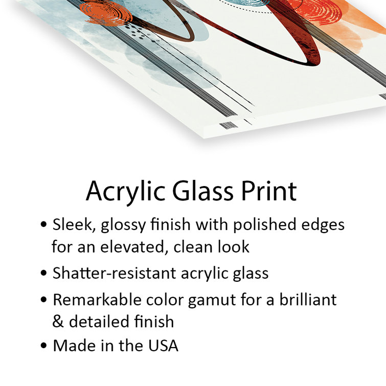 Ivy Bronx Intertwined Print On Acrylic Glass | Wayfair