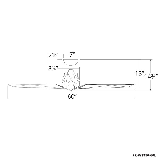 Vortex 60'' Ceiling Fan & Reviews | AllModern