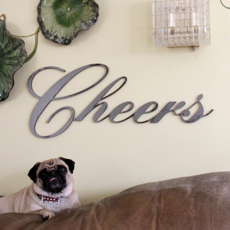 Letter2Word Cheers Wall Décor & Reviews | Wayfair