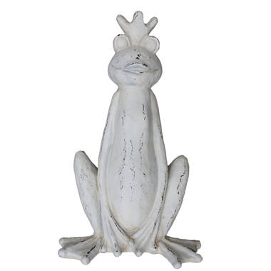 August Grove® Lindale Frog Prince Cast Iron Large Statue | Wayfair