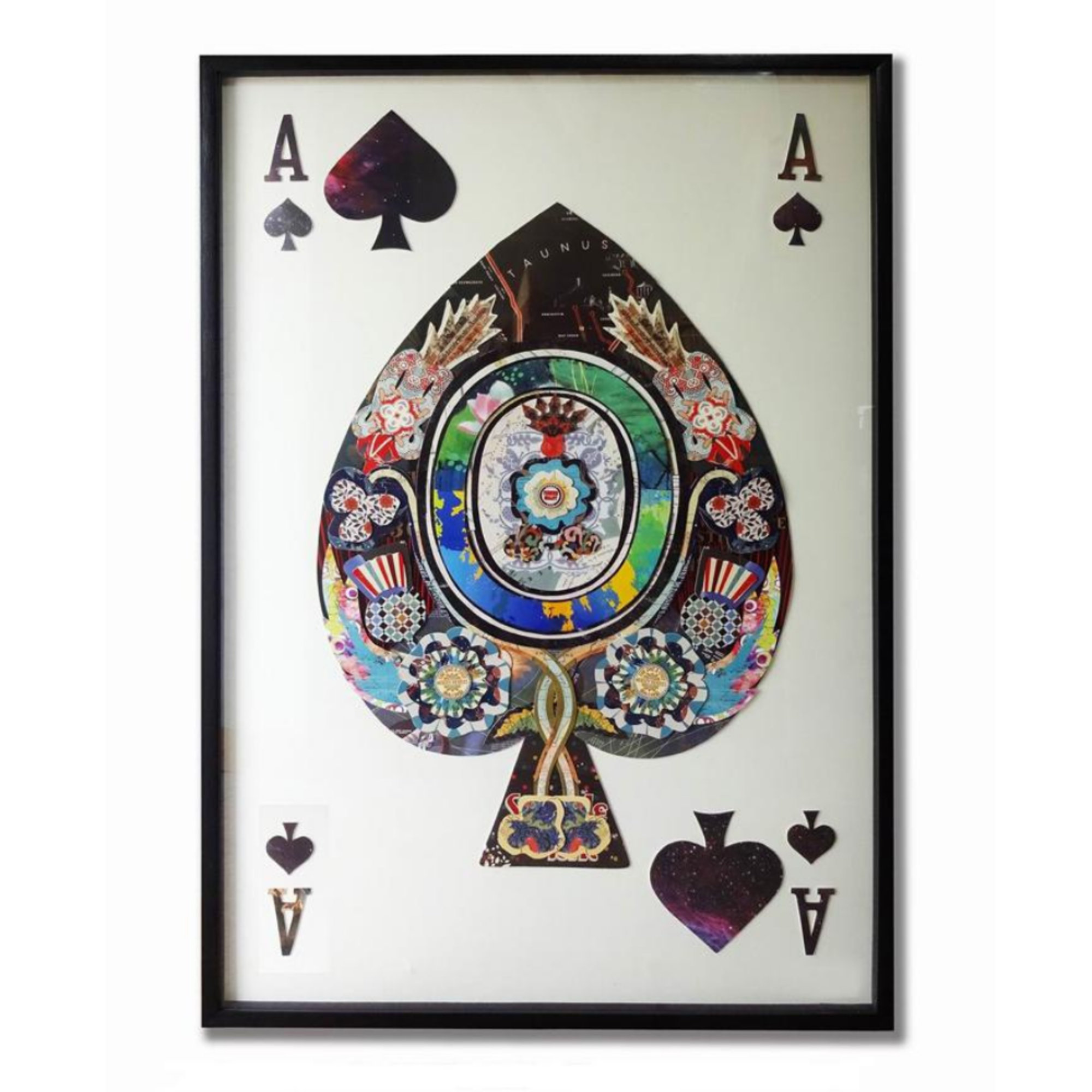 Trinx Playing Card Ace Of Spade by Ansel Adams - Picture Frame Graphic ...
