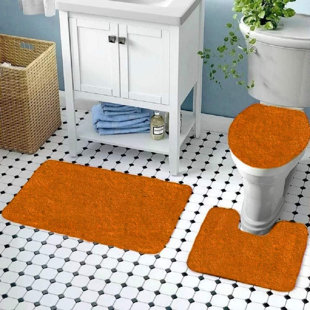 Wayfair | Orange Bath Rugs & Mats You'll Love in 2022