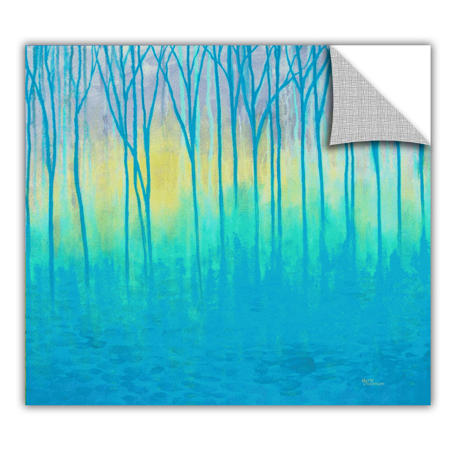 ArtWall 'Lagoon's Edge' by Herb DickinsonRemovable Wall Decal | Wayfair