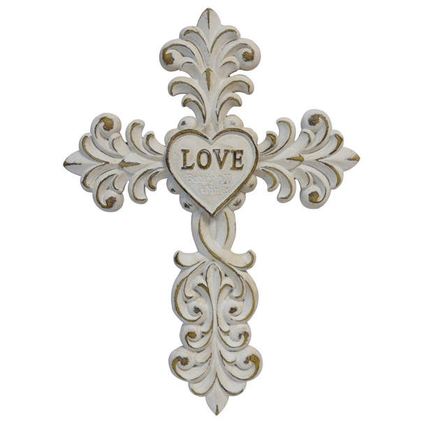 The Holiday Aisle® Modern & Contemporary Tabletop Cross & Reviews | Wayfair