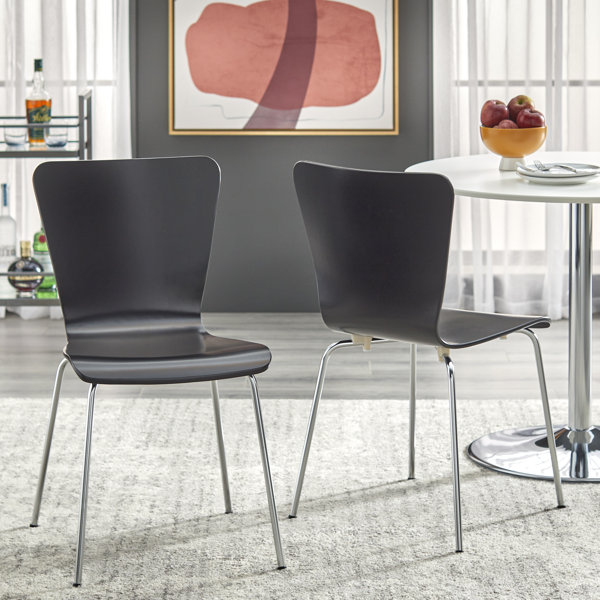 Ivy Bronx Deantrei Stacking Side Chair & Reviews | Wayfair
