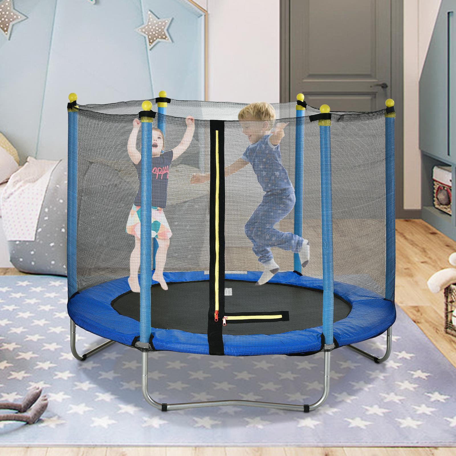 Ktaxon 5' Octagon Backyard Trampoline with Safety Enclosure | Wayfair