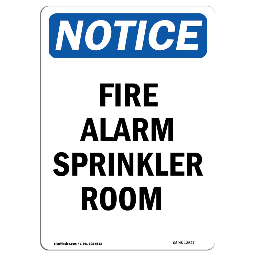 SignMission Fire alarm Sprinkler Room Sign | Wayfair