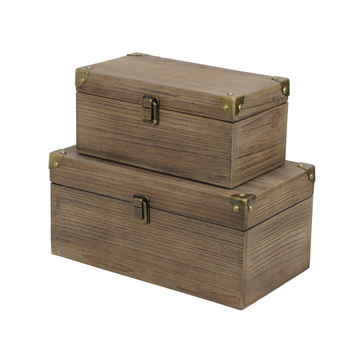 August Grove® 2 Piece Decorative Box Set & Reviews | Wayfair