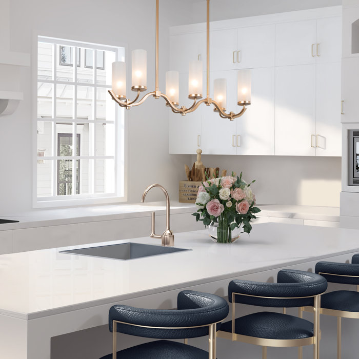 Everly Quinn Acari 6 - Light Dimmable Chandelier & Reviews | Wayfair