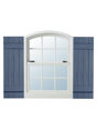 Alpha Shutters Four Board and Batten Closed Vinyl Shutters Pair ...