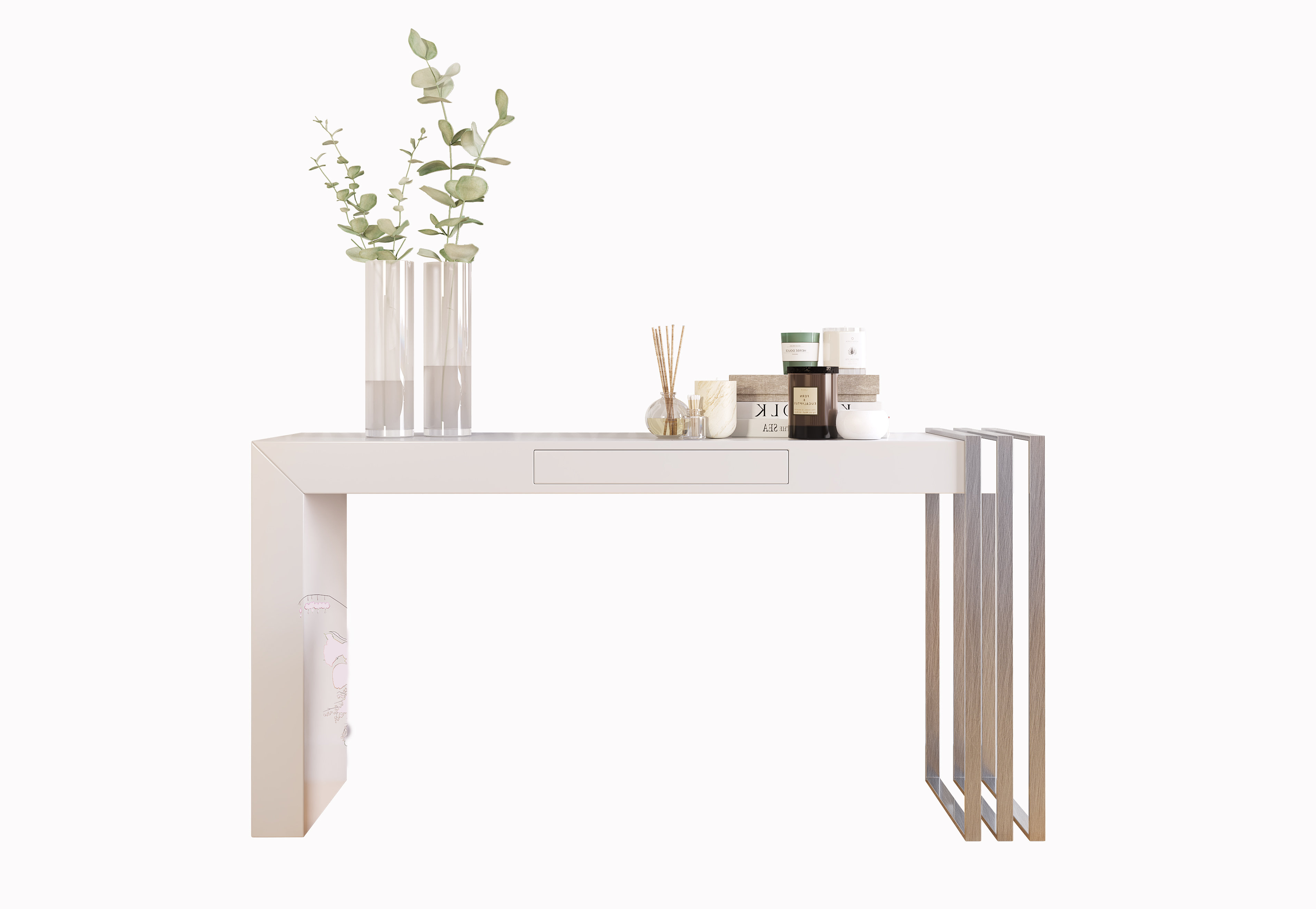 Orren Ellis Console Table and Mirror Set | Wayfair