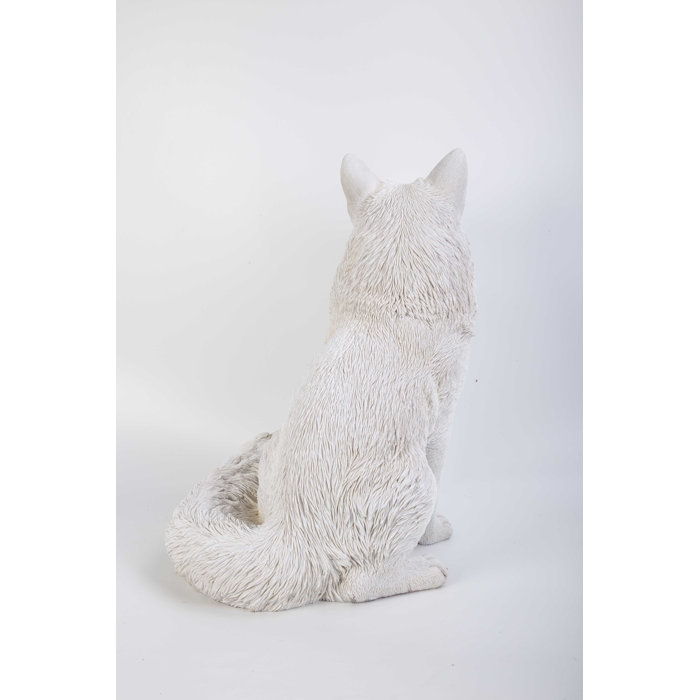 Hi-Line Gift Ltd. Snow Fox Statue & Reviews | Wayfair