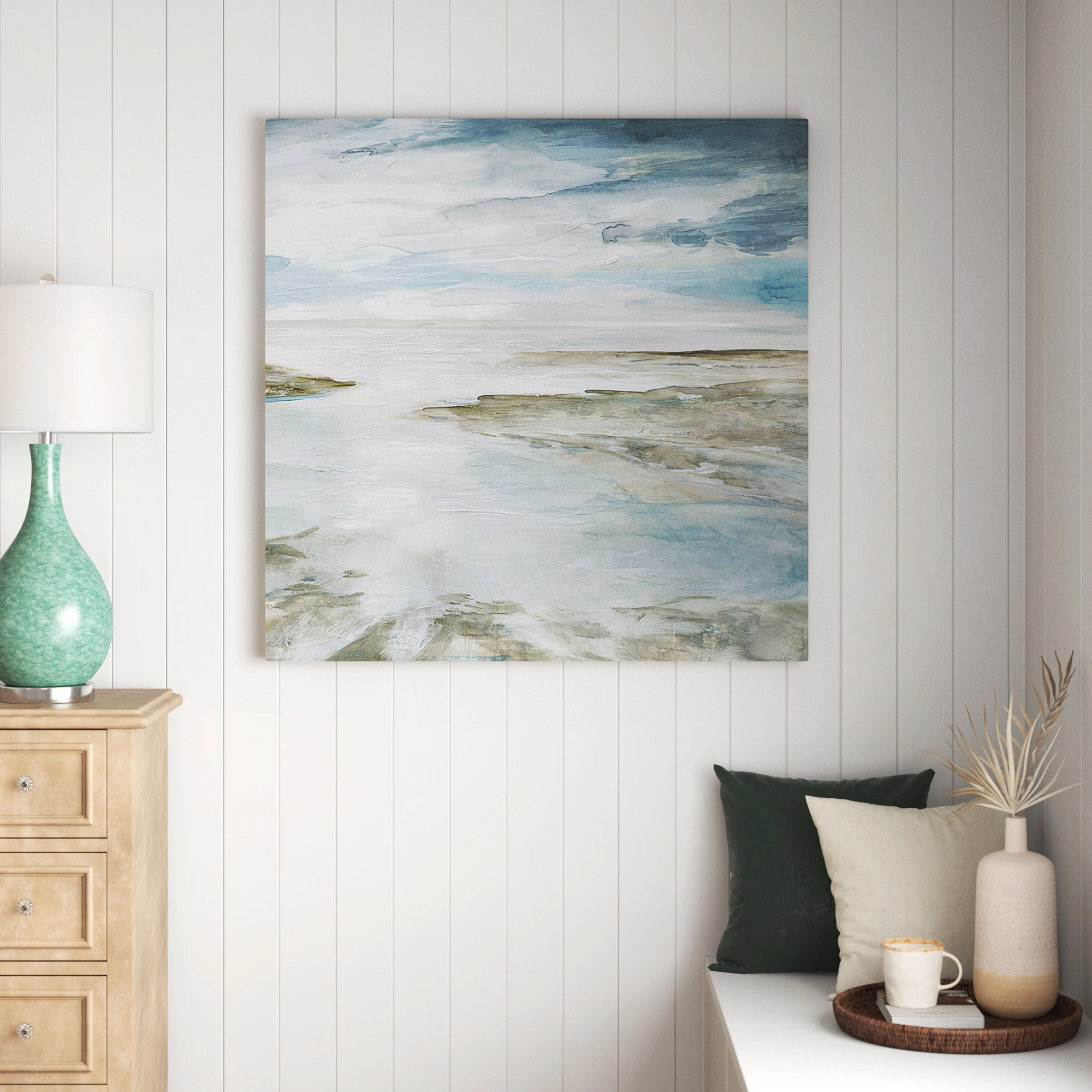 Highland Dunes Shimmering Tides - Print & Reviews | Wayfair