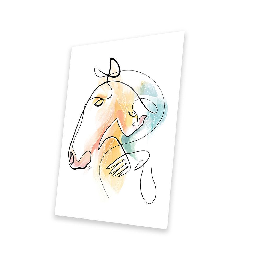 Ivy Bronx Equus No 15 / Horse Art by Dane Khy - Unframed Graphic Art ...