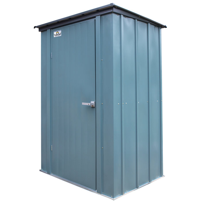 Arrow Spacemaker 4 ft. W x 3 ft. D Metal Vertical Storage Shed ...