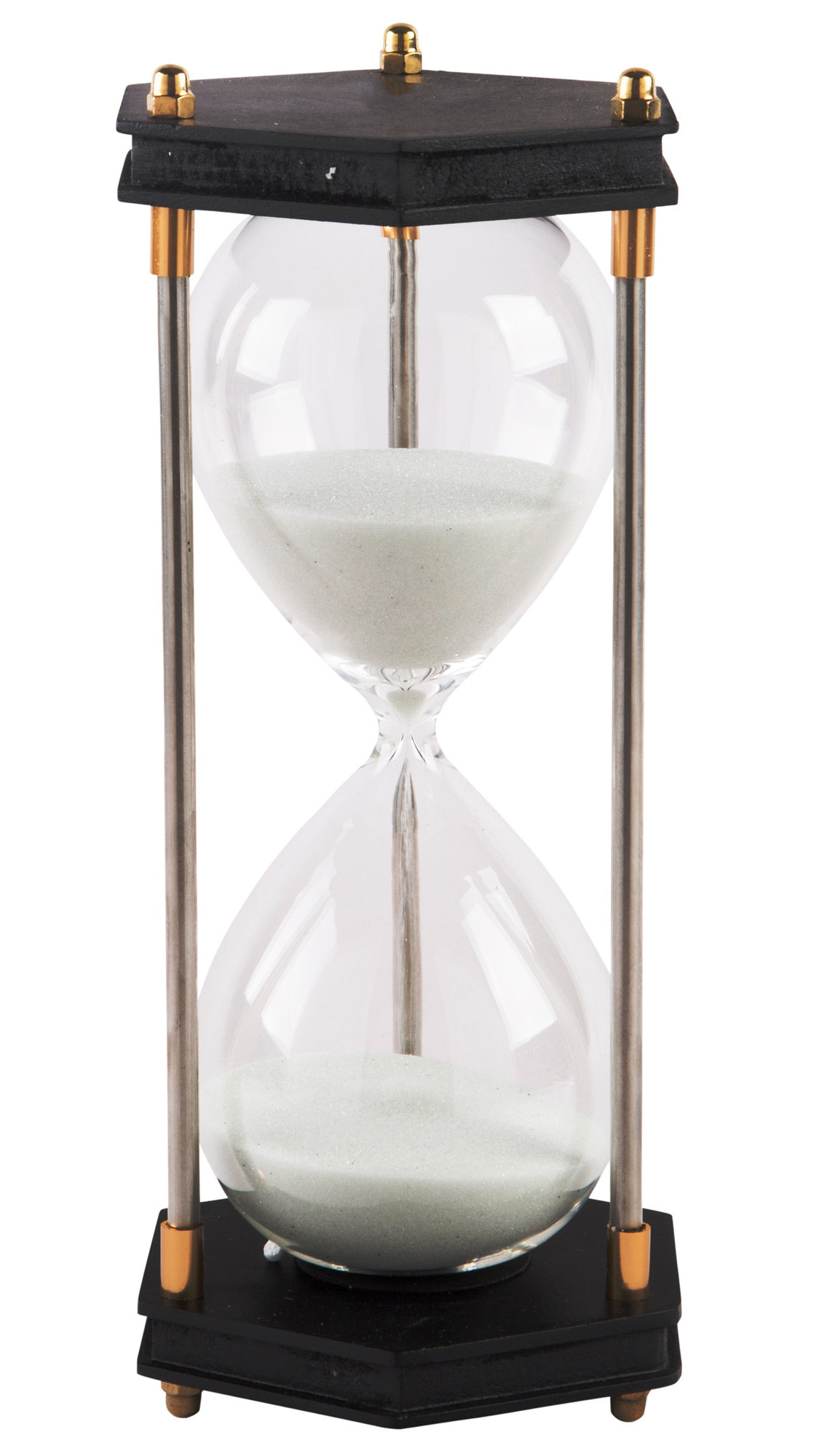 Longshore Tides Lilia Hexagonal Caged Hourglass & Reviews | Wayfair