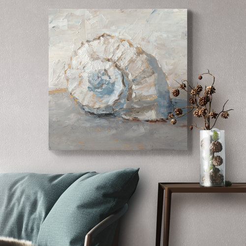 Highland Dunes Blue Shell Study III - Wrapped Canvas Print & Reviews ...