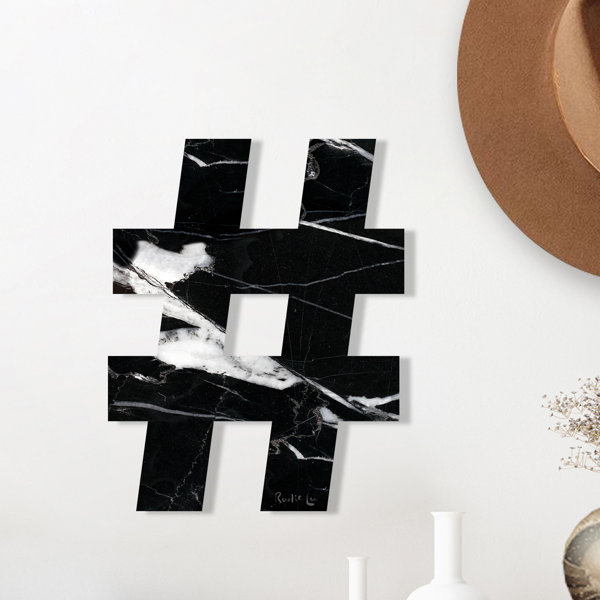 Rudie Lee Hashtag Wall Décor | Wayfair