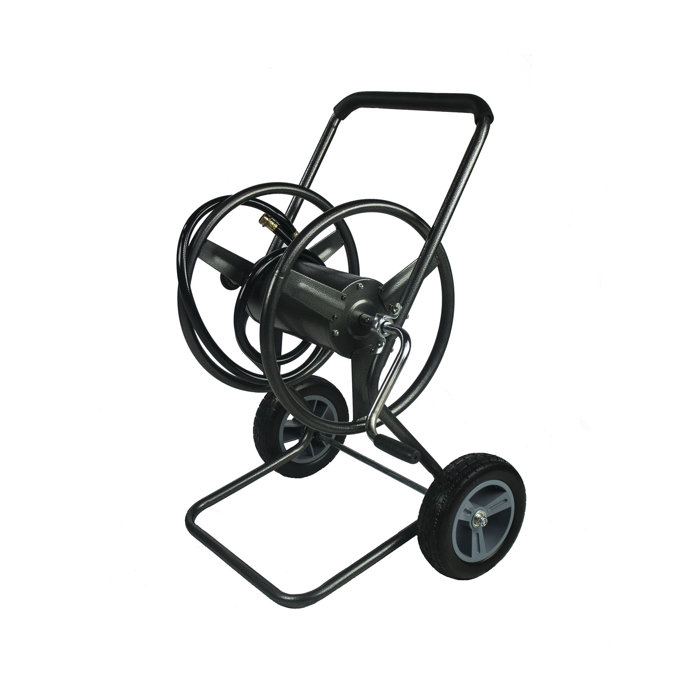 Backyard Expressions Metal Hose Reel Cart | Wayfair