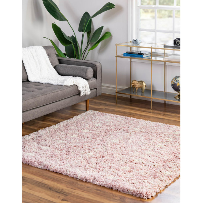 Langley Street Griego Performance Light Pink Rug & Reviews | Wayfair
